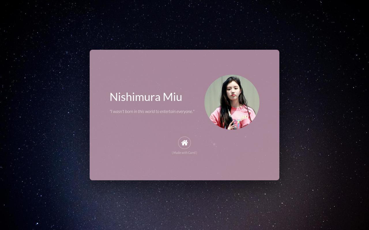 Nishimura Miu's Story